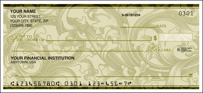 Side Tear Renaissance Checks | Designer Checks