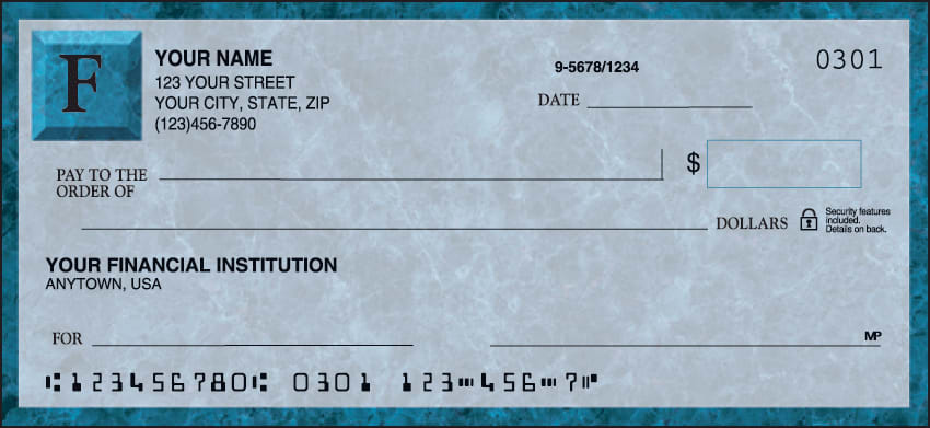 Royal Monogram Checks | Designer Checks