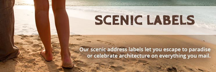 Scenic & Travel Address Labels | Designer Checks