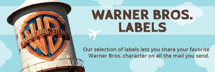 Warner Bros. Address Labels | Designer Checks