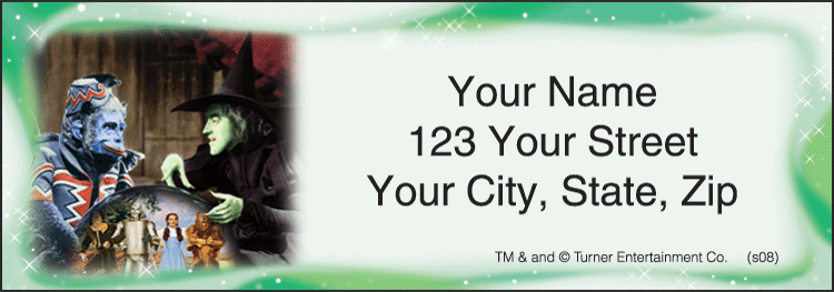 The Wizard of Oz Address Labels | Designer Checks