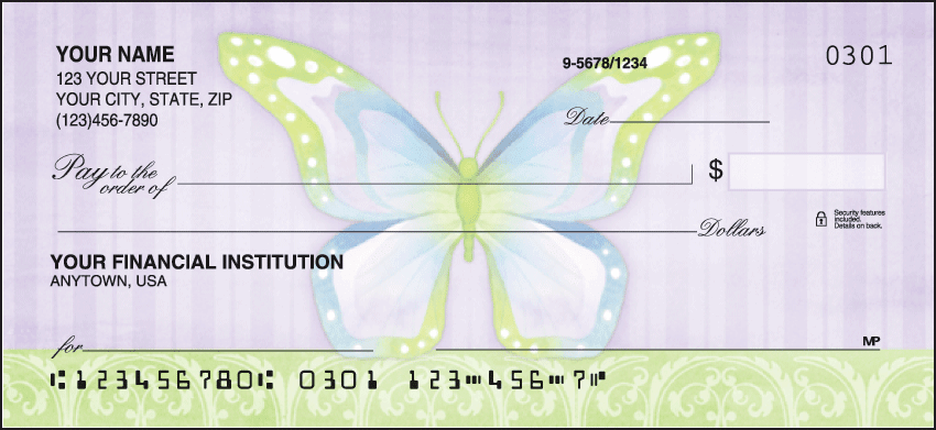 Butterflies Checks | Designer Checks