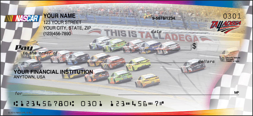 NASCAR Collections Checks | Designer Checks