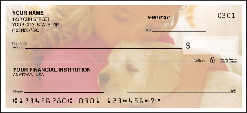 Side Tear Multiple Photo Checks | Designer Checks