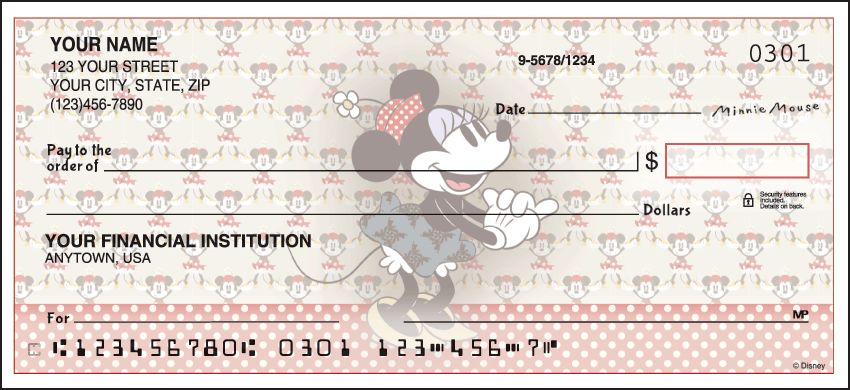 Minnie Mouse Checks | Designer Checks