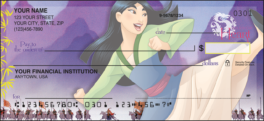 Disney Princess Checks | Designer Checks
