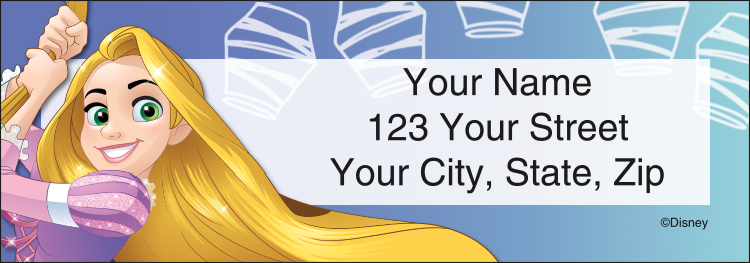 Disney Princess Address Labels | Designer Checks