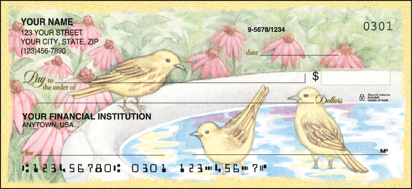 Feathered Friends Bird Checks | Designer Checks