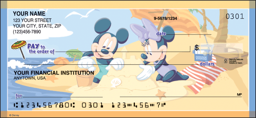 Mickey's Adventures Checks | Designer Checks