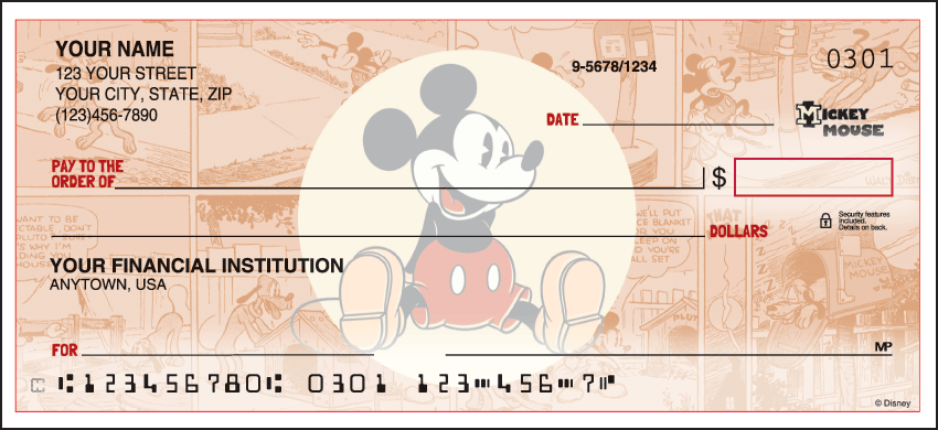 Mickey Mouse Checks | Designer Checks